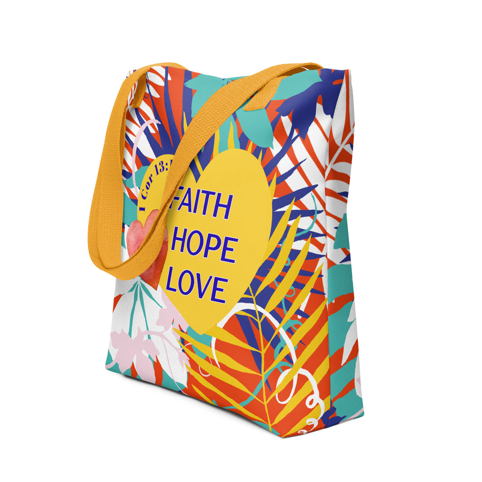 Faith Hope Love Tote bag – Saint Label